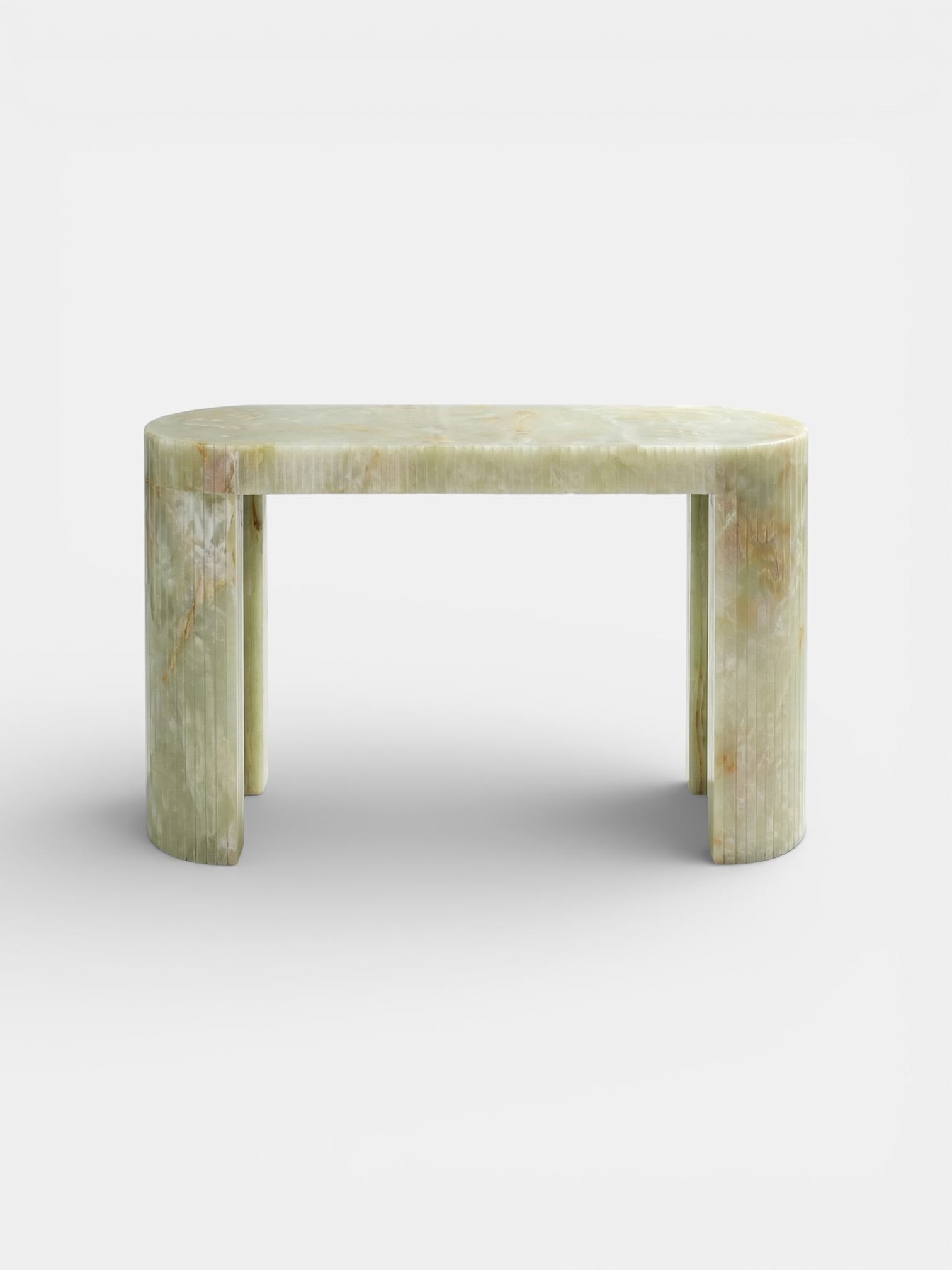 MARBERA Luna Green Onyx Console Designer Italian Art