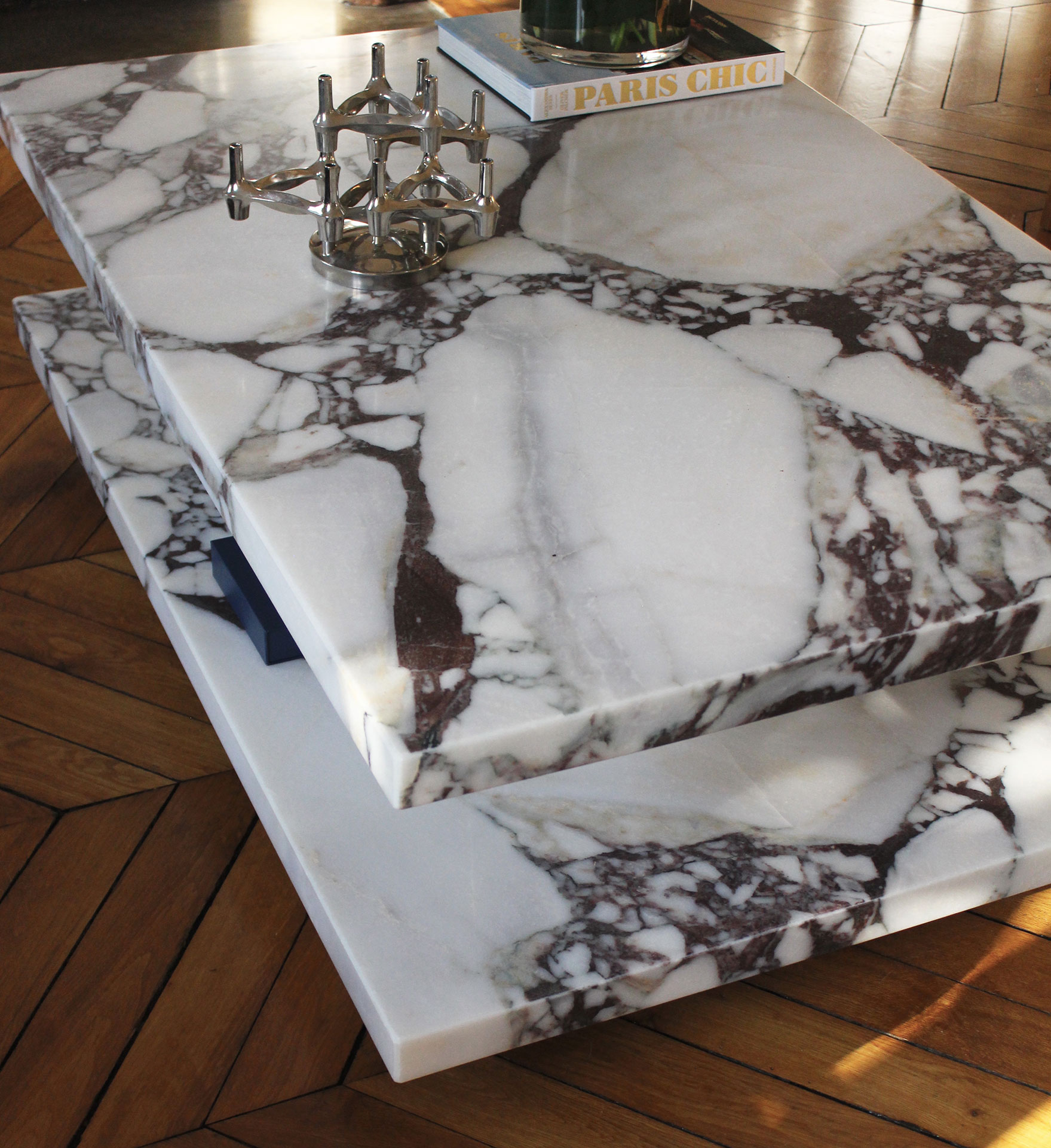 LISA CALACATTA VIOLA COFFEE TABLE – Marbera